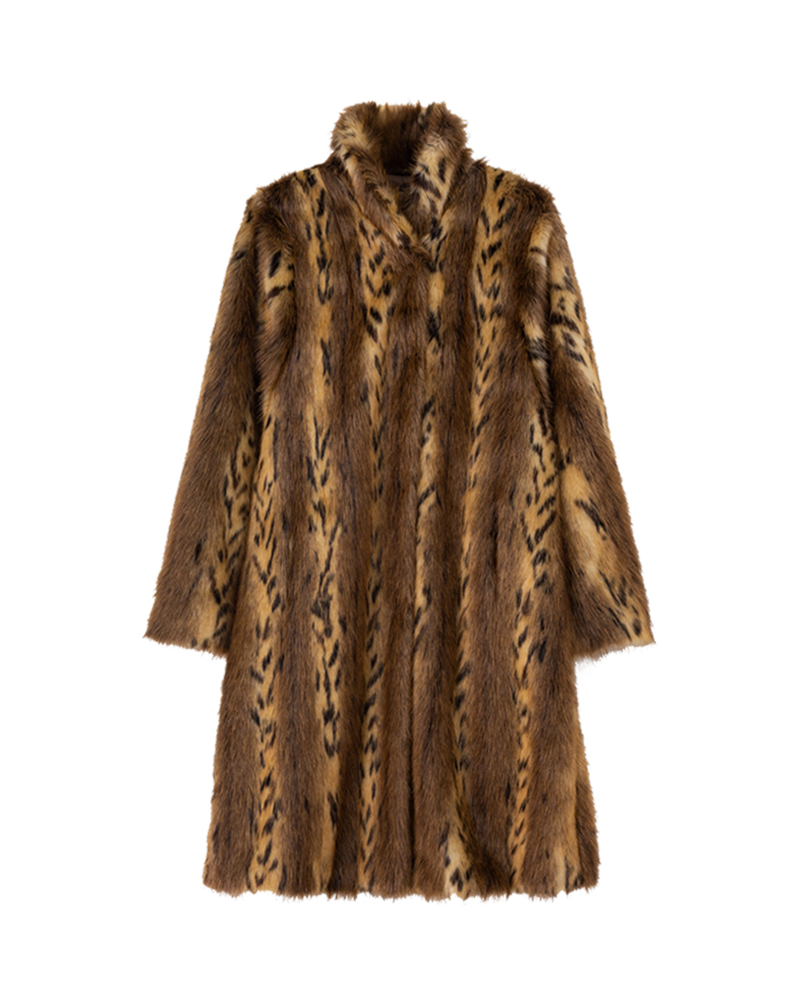 Leopard Print Faux Fur Coat - Fashion Eco-Conscious Chic – MTG